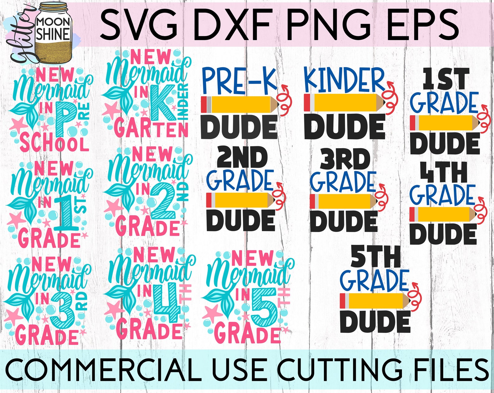 Huge School Grade Bundle of 75 Svg Eps Dxf Png Files for | Etsy