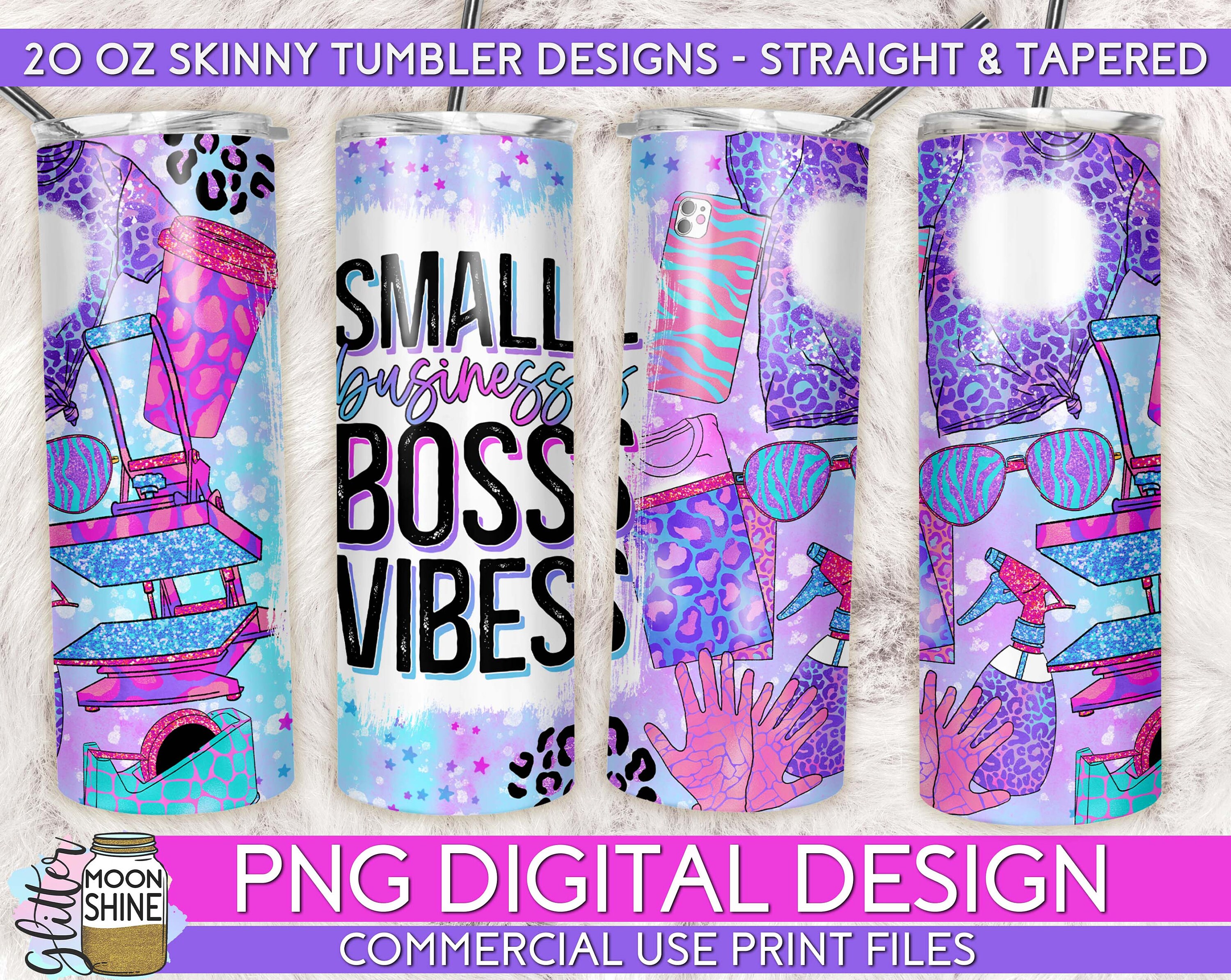 Small Business Boss Vibes Shirts Neon PNG Print Files for 20 - Etsy