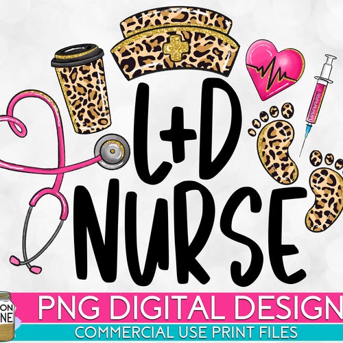 Pediatric Nurse Leopard PNG Print File for Sublimation or - Etsy