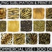 Glam Animal Print Sublimation Background Bundle of 42 PNG Print File ...