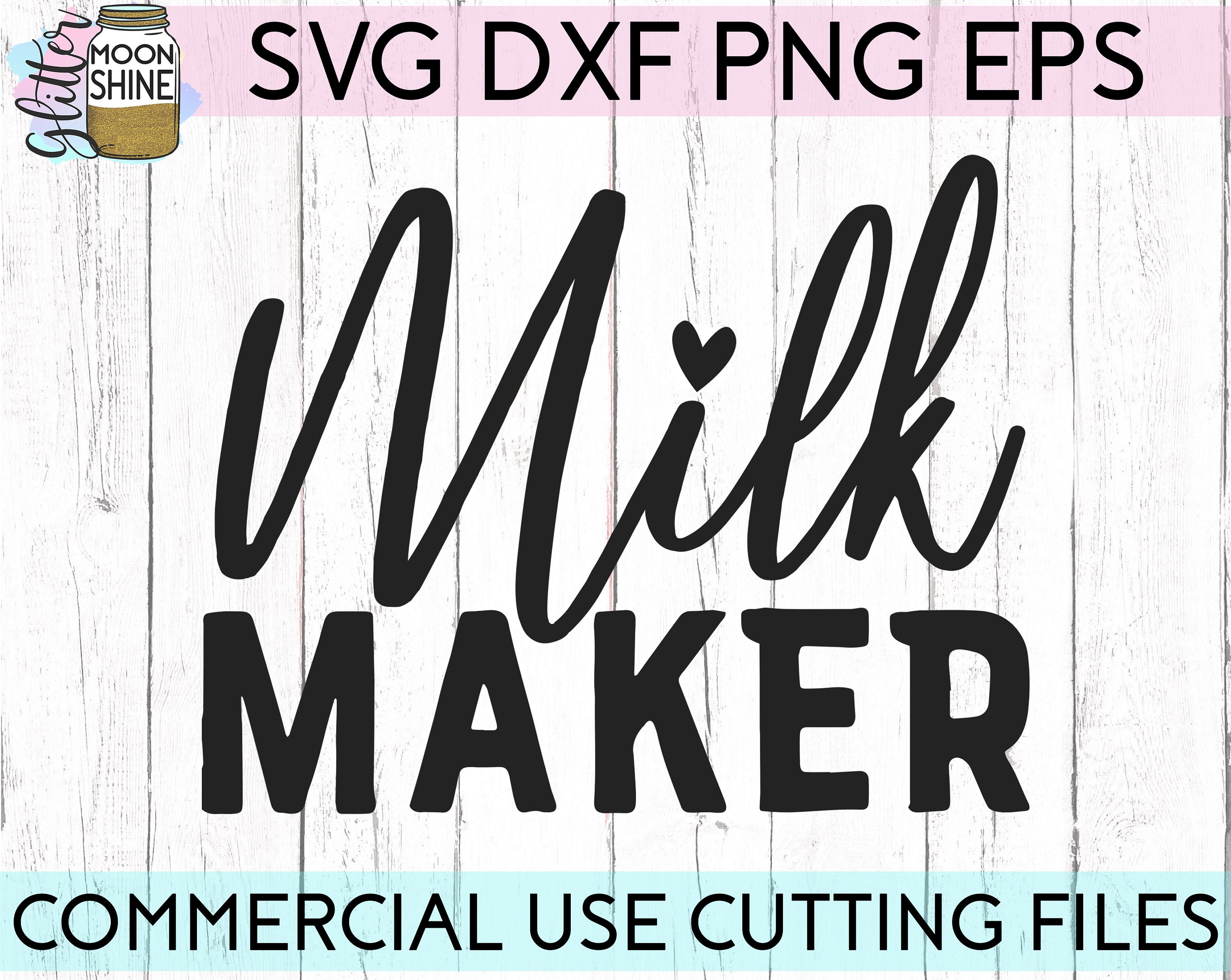 Milk Maker Svg Eps Dxf Png Files for Cutting Machines Cameo - Etsy
