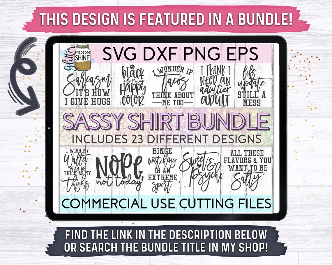 Nope Not Today Svg Eps Dxf Png Files for Cutting Machines - Etsy