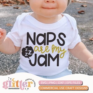 Naps Are My Jam Svg Dxf Eps Png Files for Cutting Machines Cameo Cricut ...