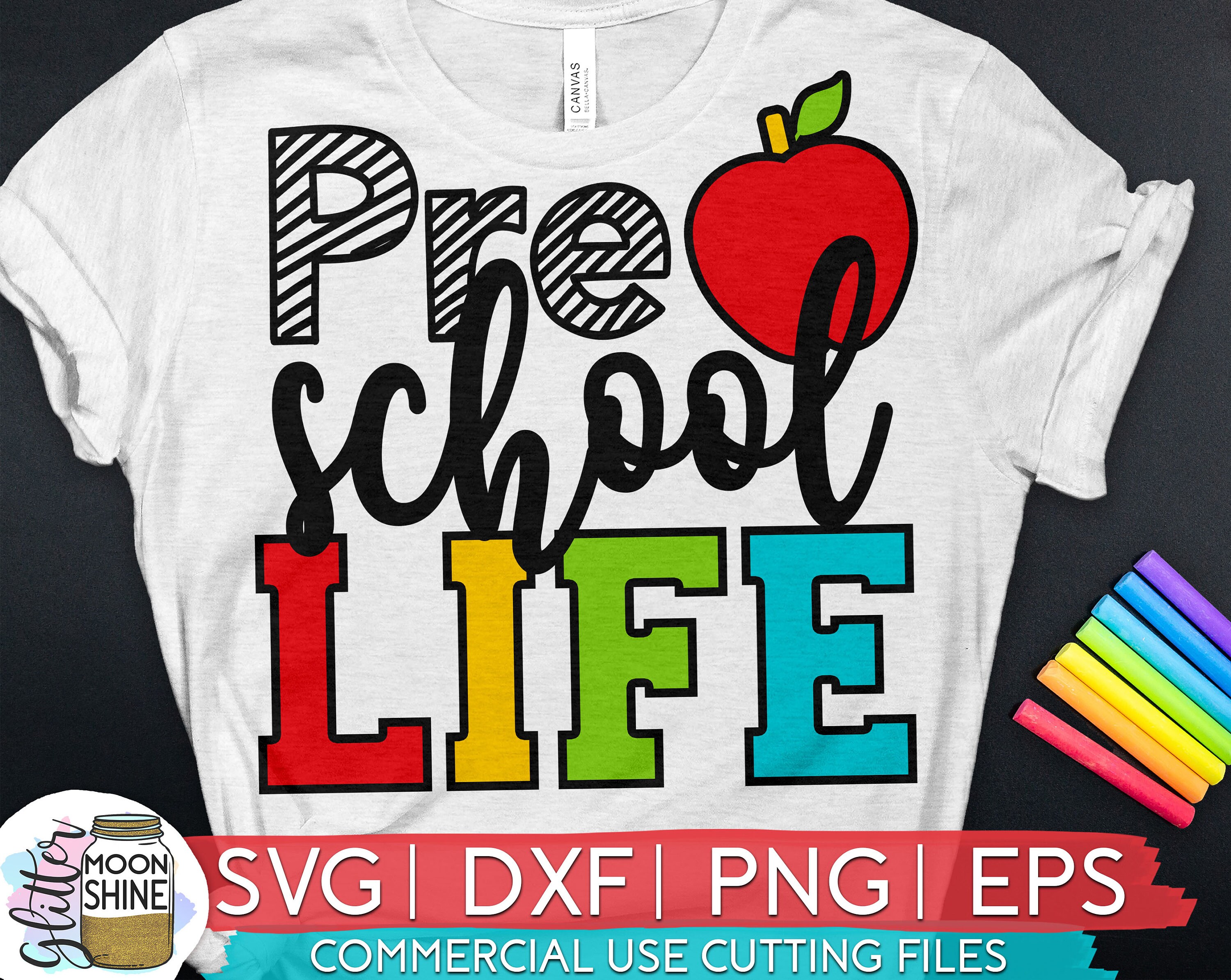 Preschool Life Svg Eps Dxf Png Cutting Files for Silhouette - Etsy