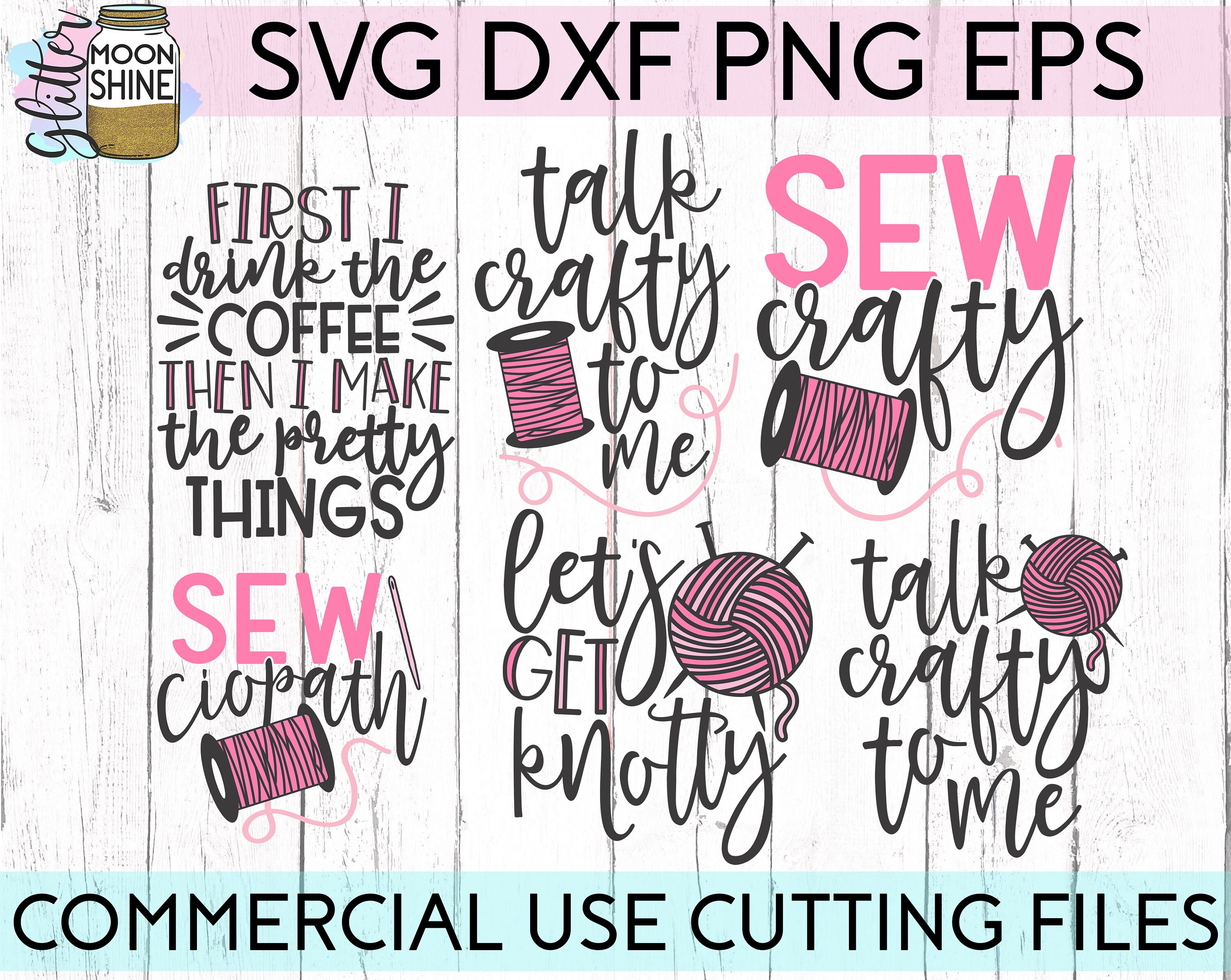 Crafter Life Bundle of 22 svg eps dxf png Files for Cutting | Etsy