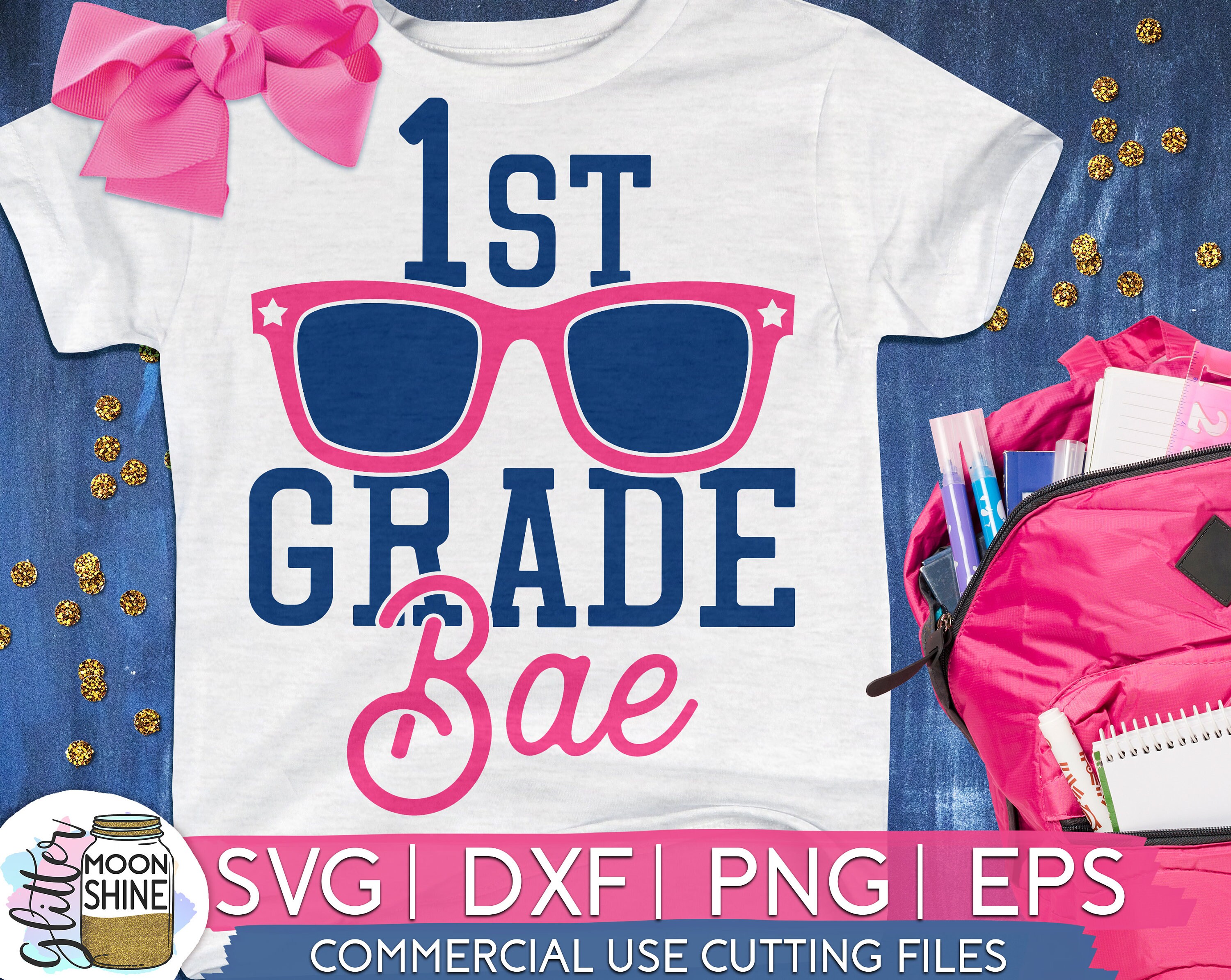 1st Grade Bae Svg Eps Dxf Png Cutting Files for Silhouette - Etsy