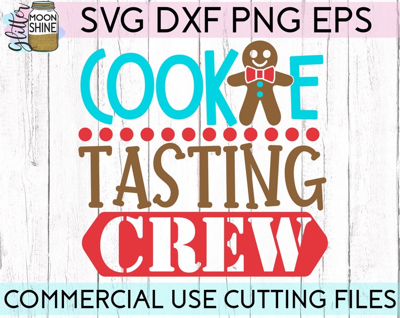 Cookie Tasting Crew Svg Eps Png Dxf Cutting Files for - Etsy