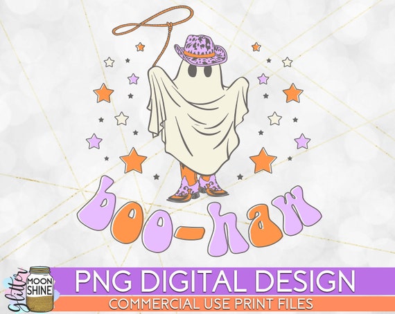 Boo-haw Ghost Purple PNG Print File for Sublimation or Print - Etsy