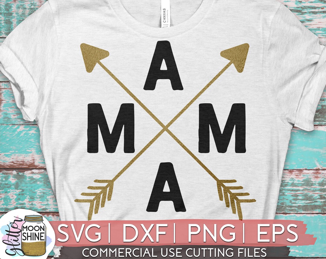 Mama Svg Eps Dxf Png Files for Cutting Machines Cameo Cricut, Mom Life ...