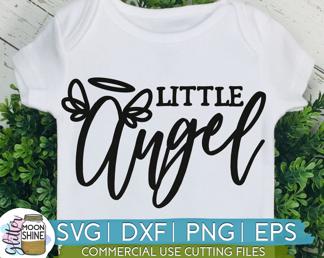 Little Angel Svg Dxf Eps Png Files for Cutting Machines Cameo Cricut ...