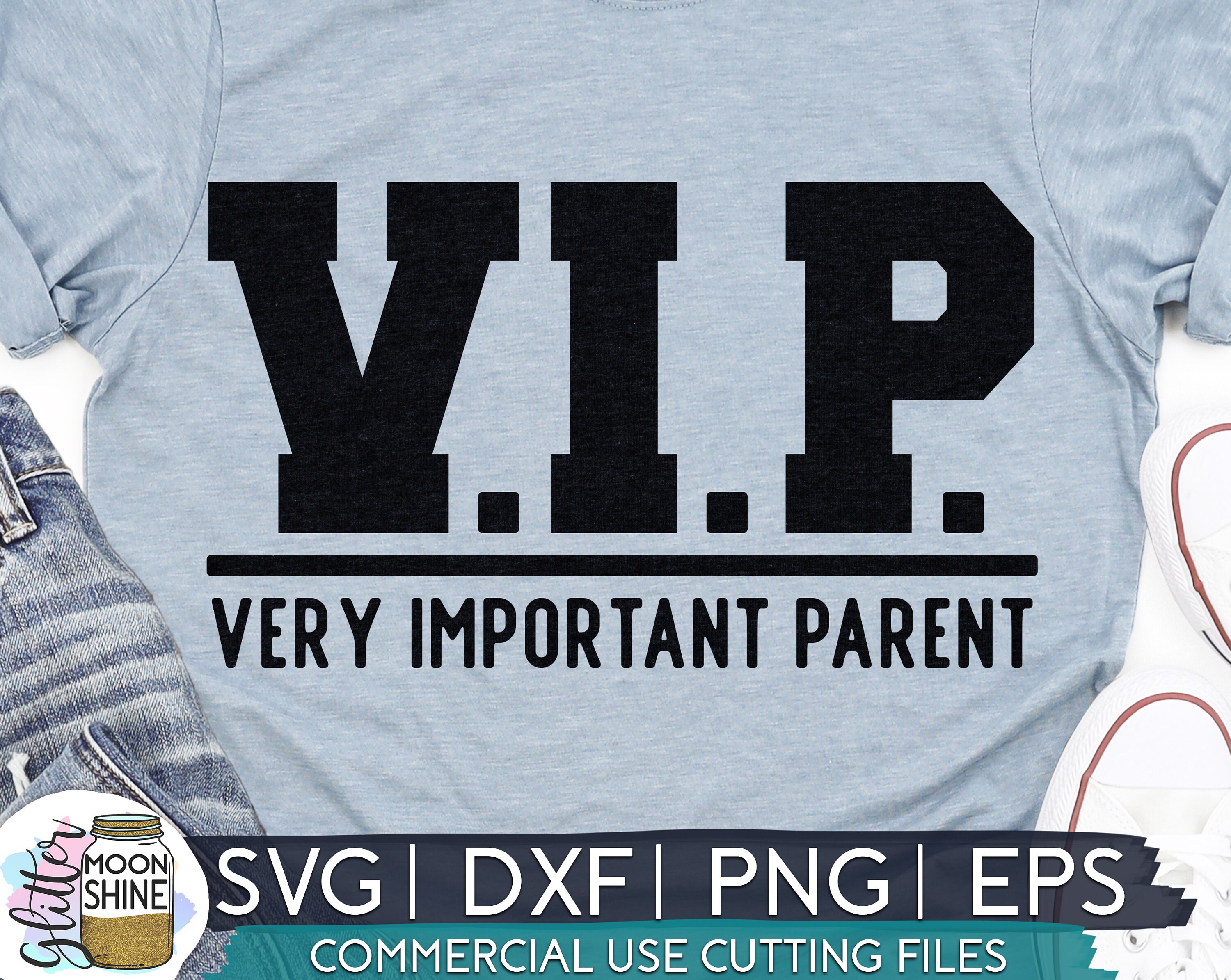VIP Very Important Parent Svg Eps Dxf Png Files for Cutting | Etsy