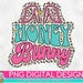 Honey Bunny Retro Leopard PNG Print File for Sublimation or Print, DTG ...