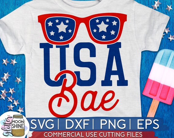 USA Bae Svg Eps Dxf Png Files for Cutting Machines Cameo | Etsy
