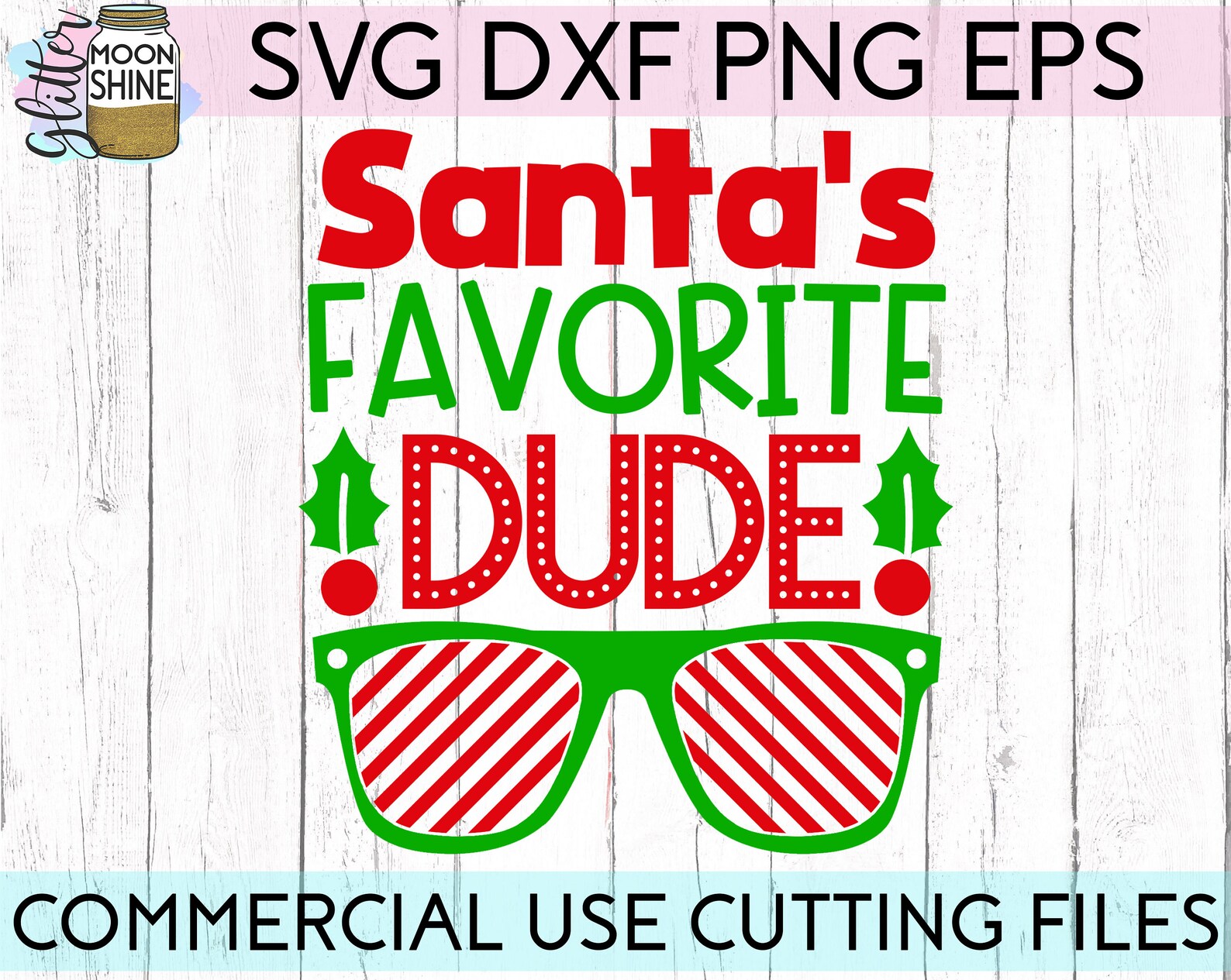 Santa's Favorite Dude Svg Eps Dxf Png Cutting Files for | Etsy
