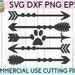 Paw Arrows Svg Dxf Eps Png Files for Cutting Machines Cameo Cricut ...