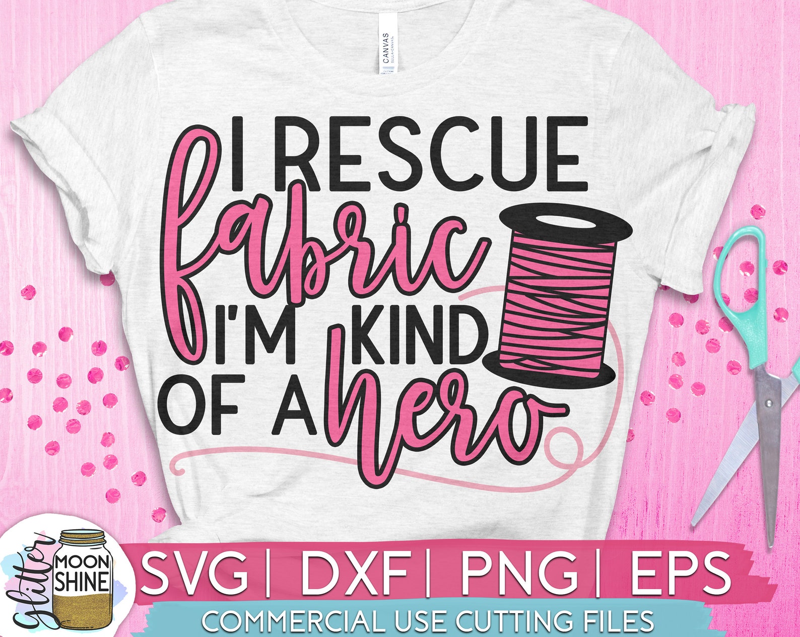 I Rescue Fabric Svg Eps Dxf Png Files for Cutting Machines Cameo Cricut ...