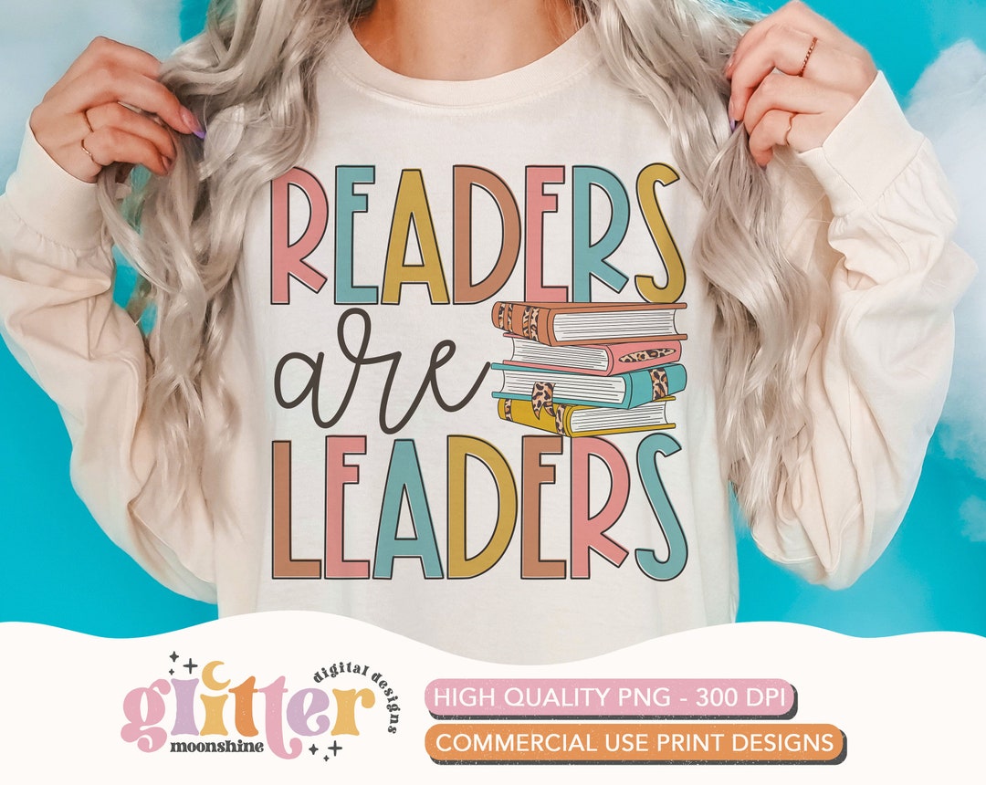 Readers Are Leaders Leopard PNG Print File for Sublimation or Print ...