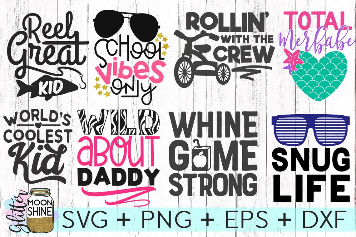 Kid's Life Bundle of 57 Svg Dxf Eps Png Files for Cutting - Etsy