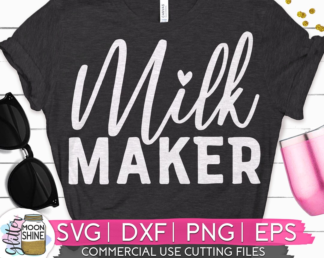 Milk Maker Svg Eps Dxf Png Files for Cutting Machines Cameo Cricut, Mom ...