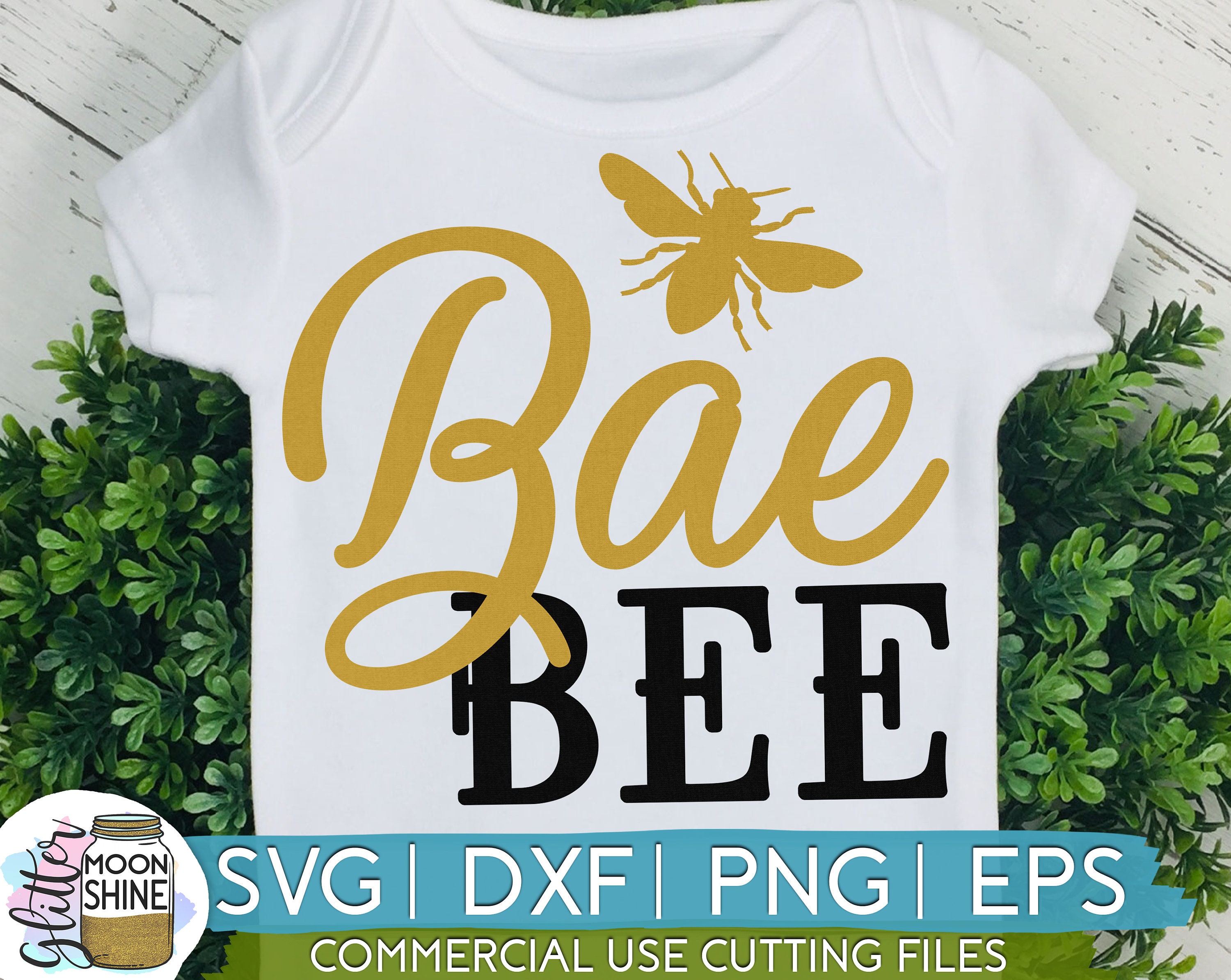 Bae Bee Svg Eps Dxf Png Files for Cutting Machines Cameo - Etsy