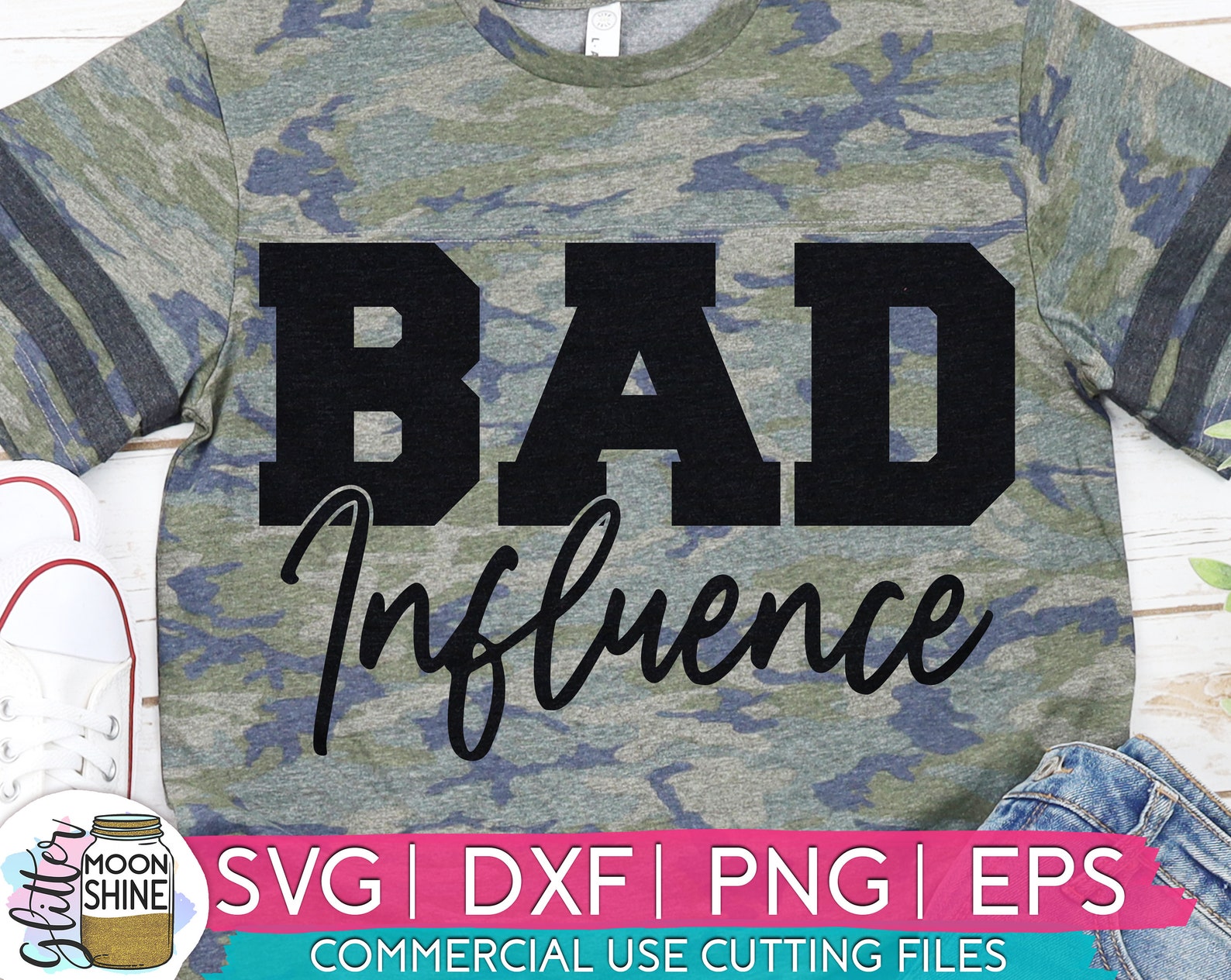 Bad Influence Svg Eps Dxf Png Files for Cutting Machines Cameo Cricut ...