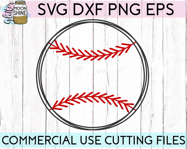 Baseball Name Frame Svg Dxf Eps Png Files for Cutting Machines - Etsy