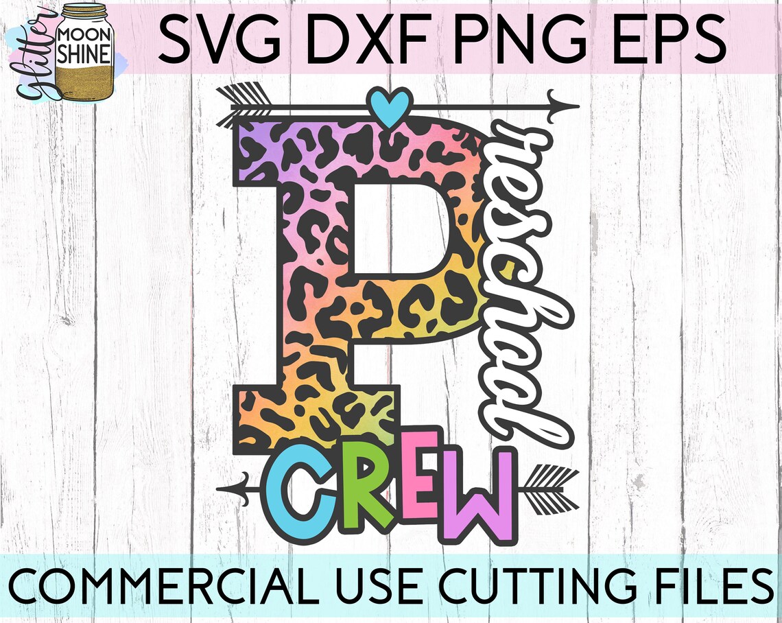 Preschool Crew Svg Eps Png Cutting Files for Silhouette Cameo - Etsy