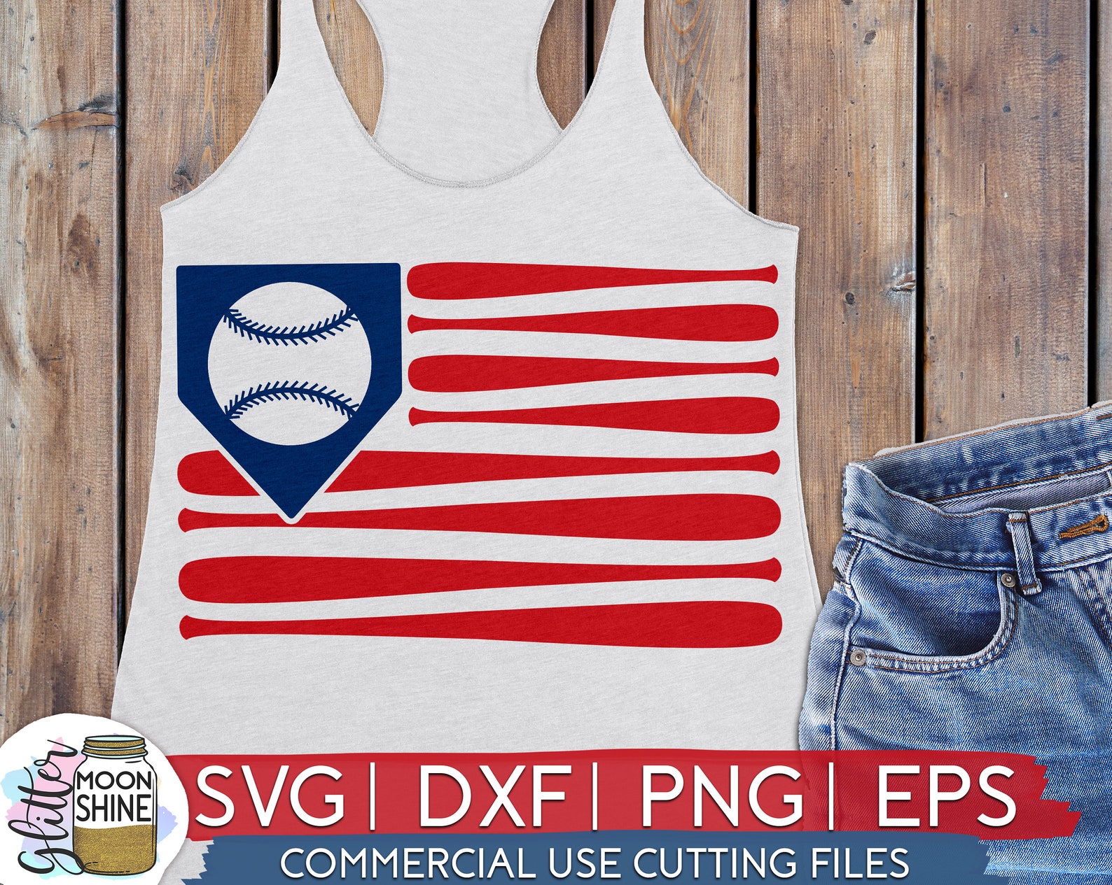 Baseball Flag Svg Dxf Eps Png Files for Cutting Machines Cameo - Etsy