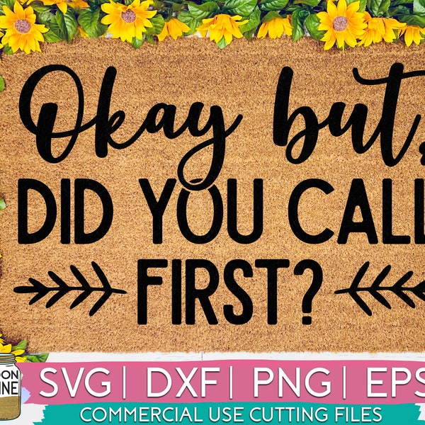 Did You Call Doormat - Etsy