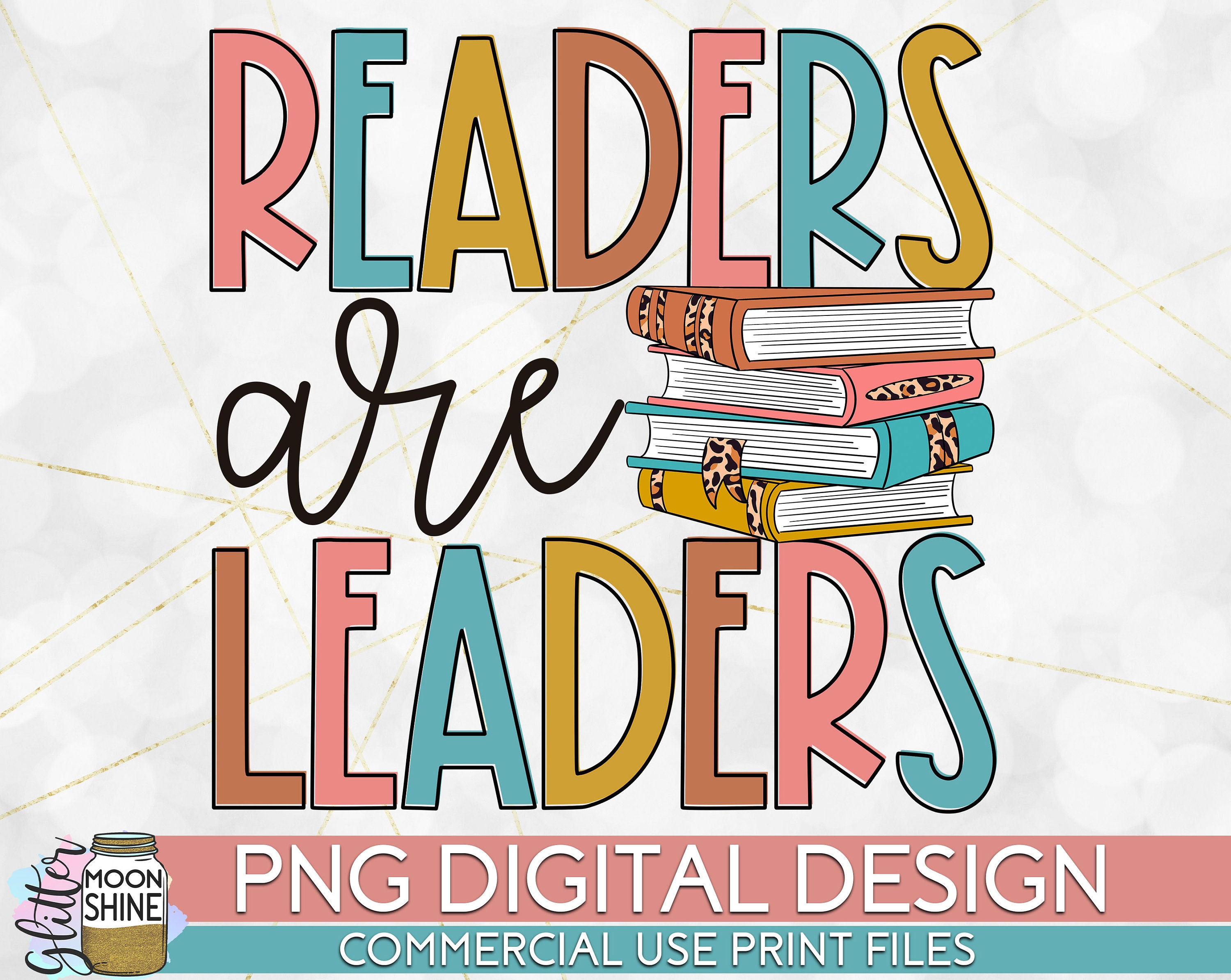 Readers Are Leaders Leopard PNG Print File for Sublimation or - Etsy