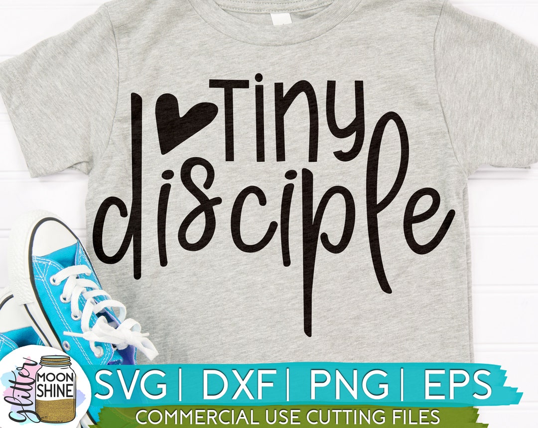 Tiny Disciple Svg Eps Dxf Png Files for Cutting Machines Cameo Cricut ...
