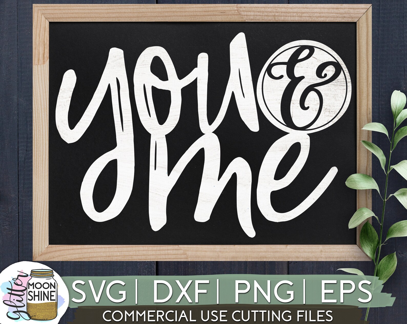 You & Me Svg Eps Dxf Png Files for Cutting Machines Cameo - Etsy