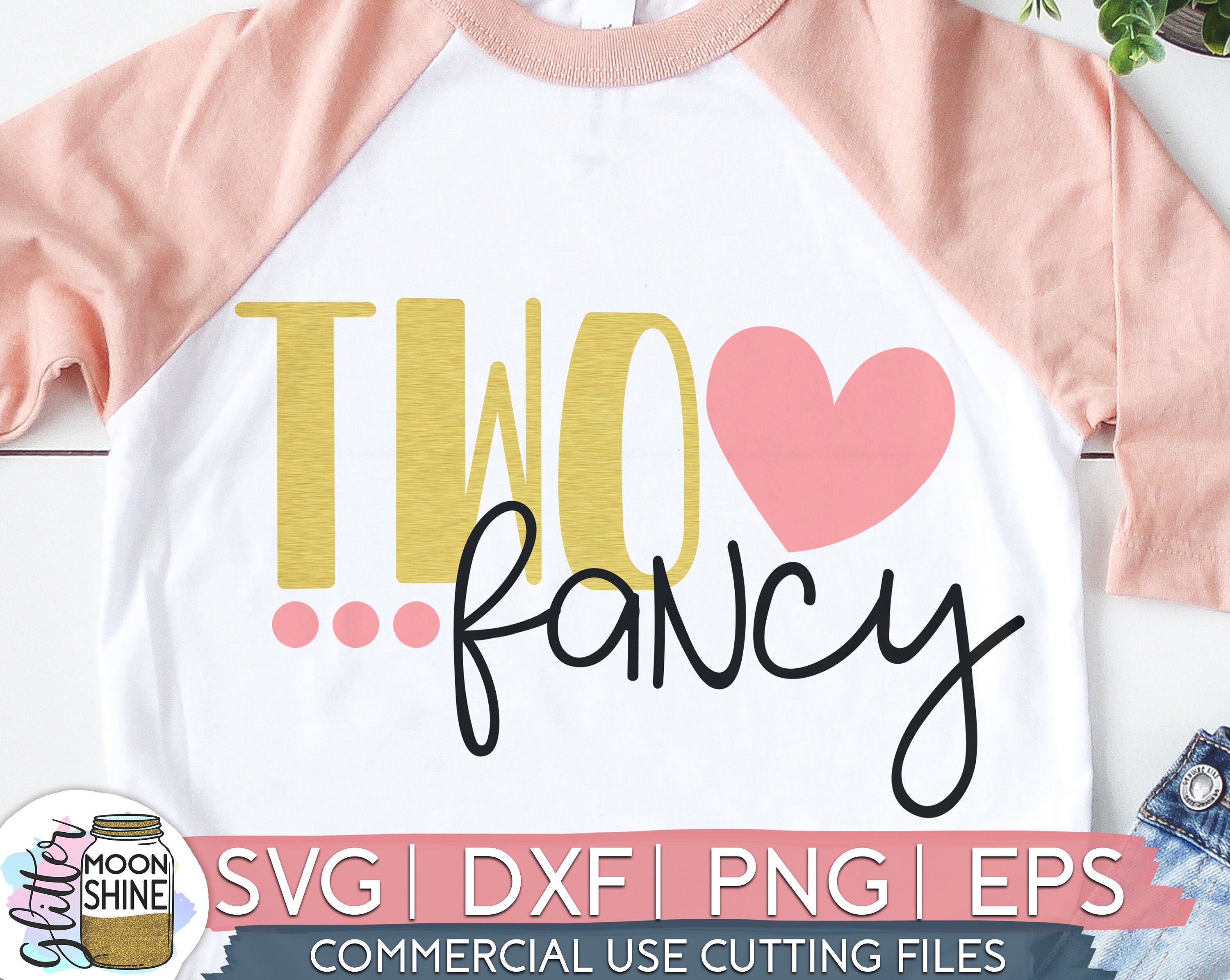 Two Fancy Second Birthday svg png eps Files for Cutting | Etsy