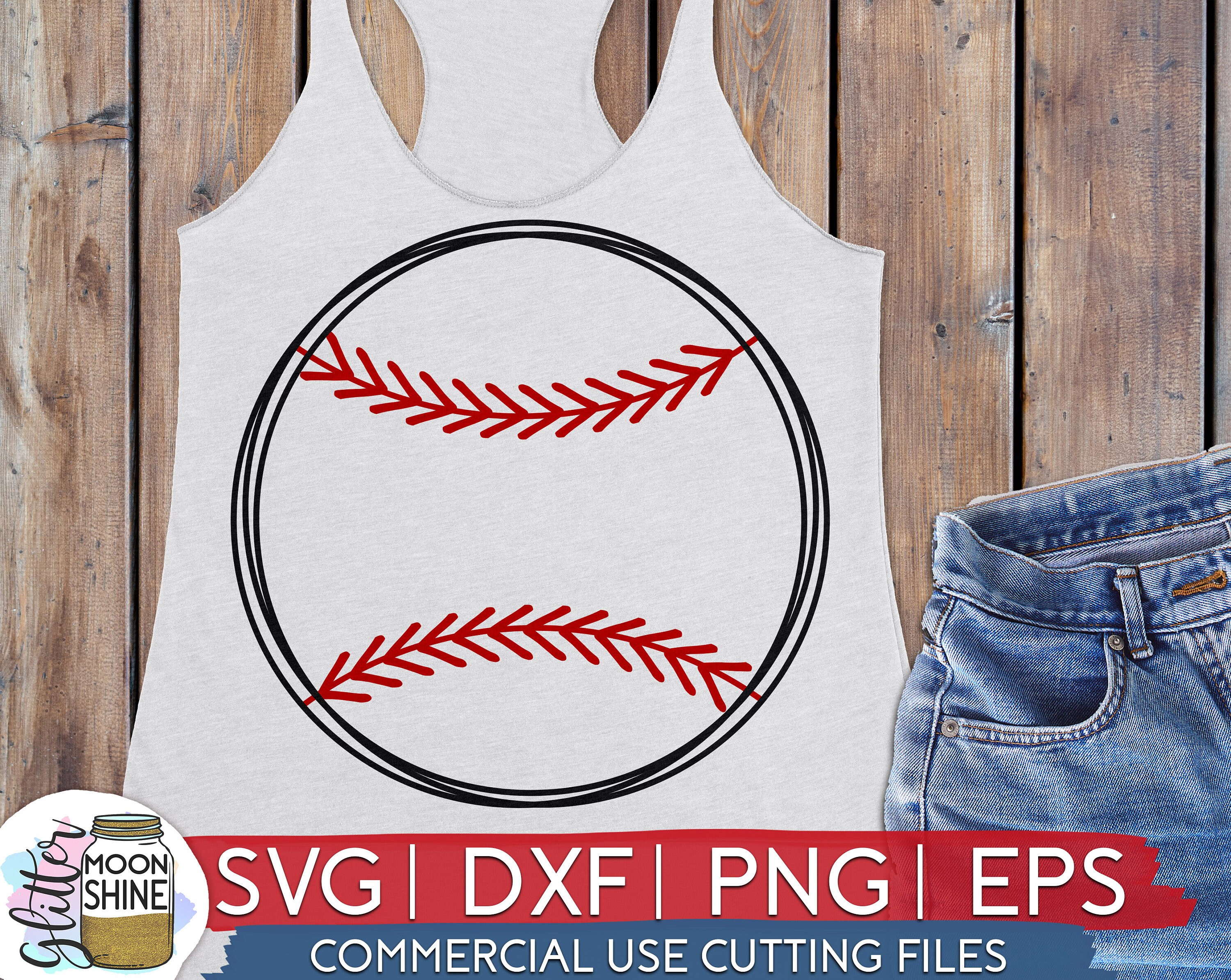 Baseball Name Frame svg dxf eps png Files for Cutting Machines | Etsy