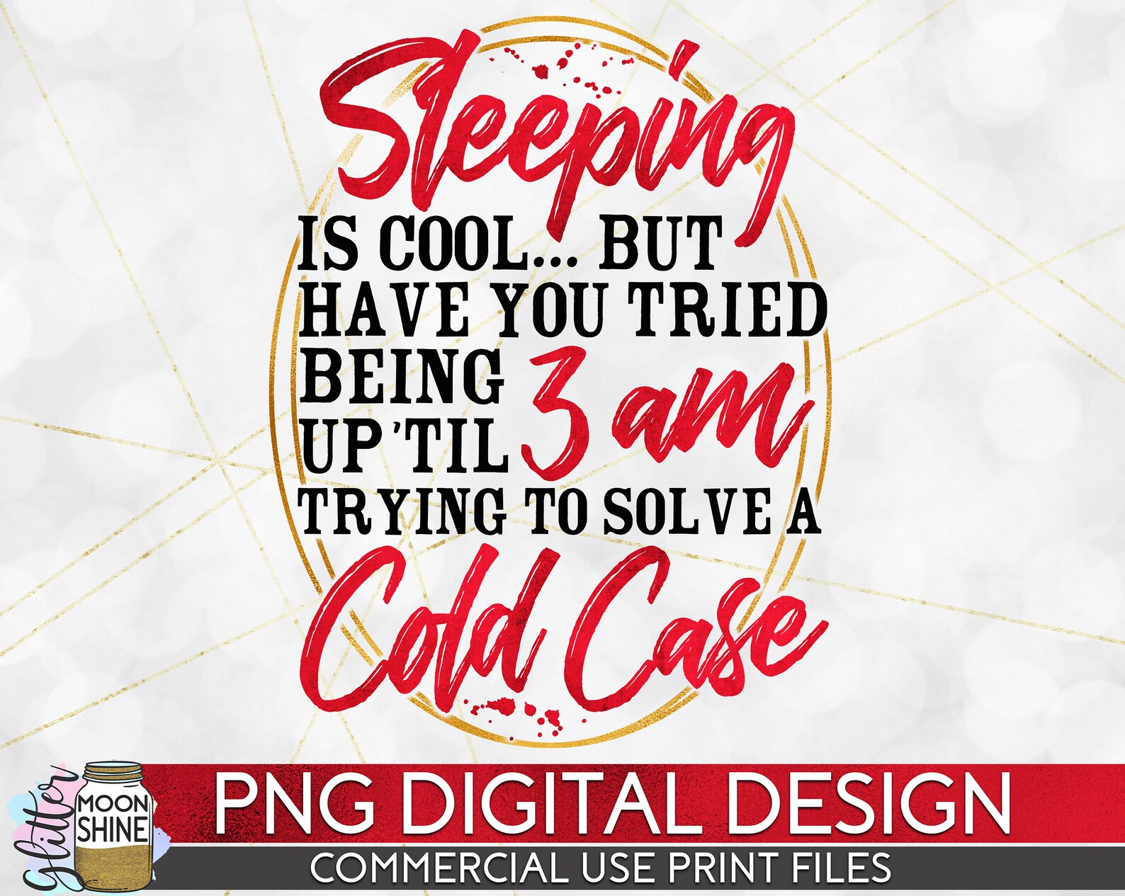 Sleeping is Cool Cold Case PNG Print File for Sublimation or - Etsy
