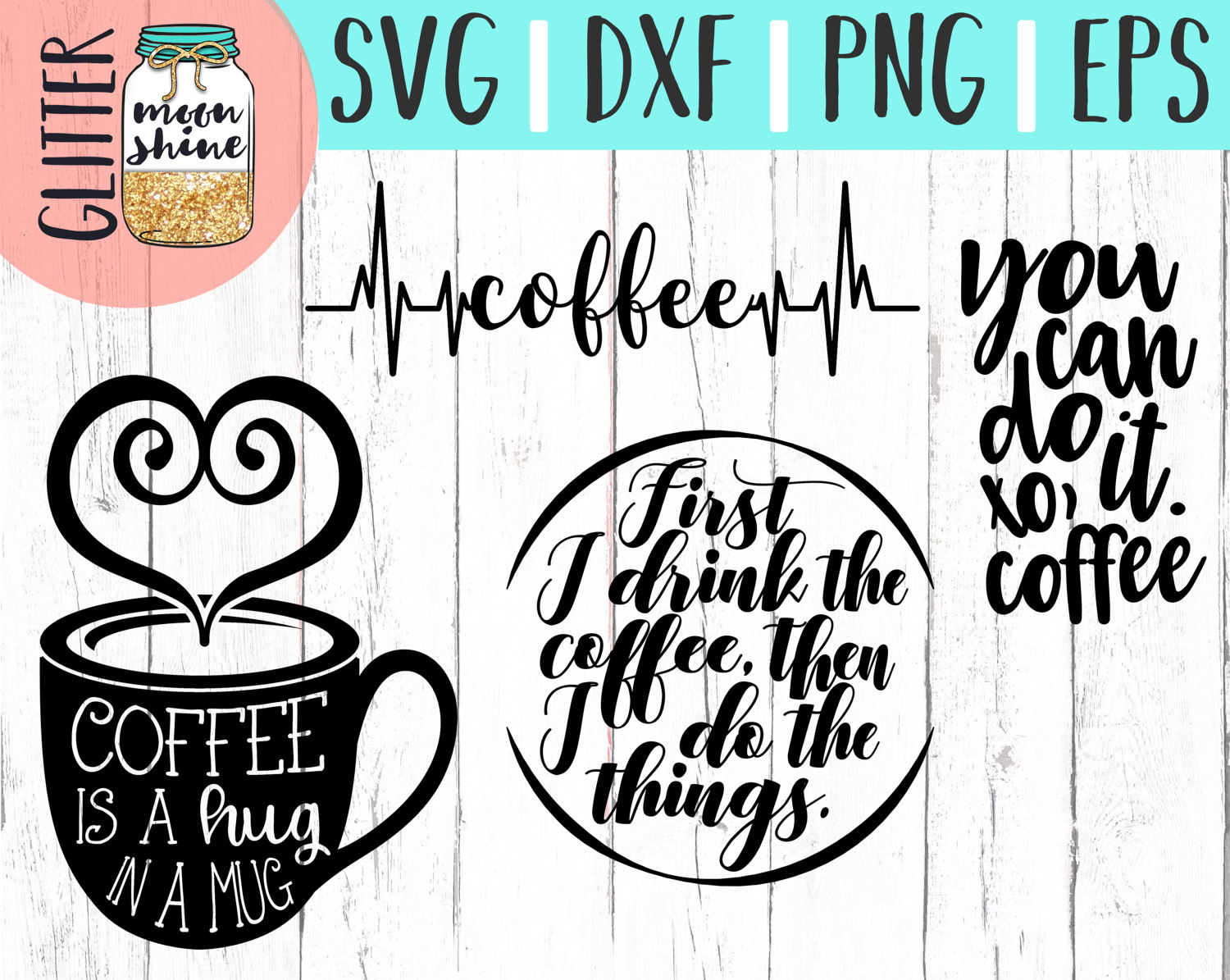 Coffee Lovers Bundle Svg Eps Dxf Png Files for Cutting - Etsy