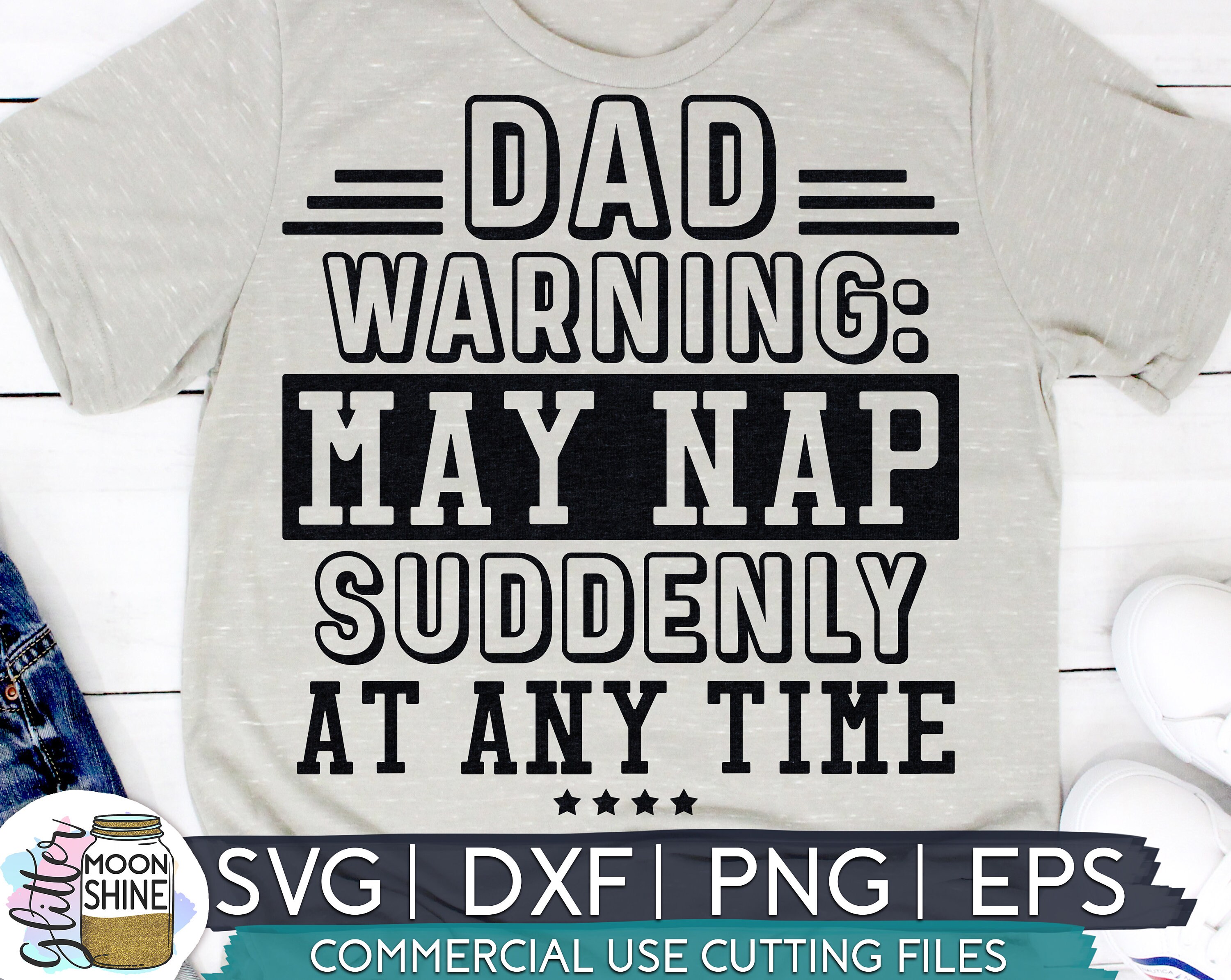 Dad Warning Nap svg eps dxf png Files for Cutting Machines | Etsy