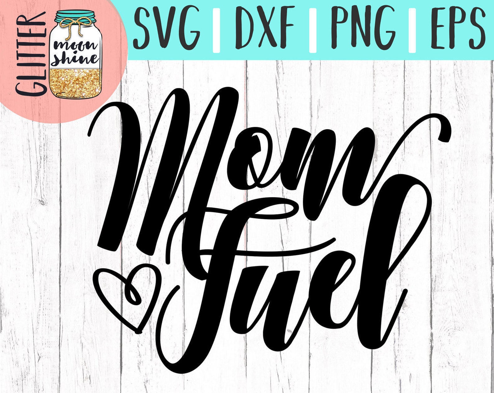 Mom Fuel Coffee Mug Svg Eps Dxf Png Files for Cutting Machines - Etsy