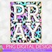 Pray Colorful Leopard PNG Print File for Sublimation or Print, DTG ...