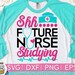 Shh Future Nurse Studying Svg Eps Dxf Png Files for Cutting Machines ...