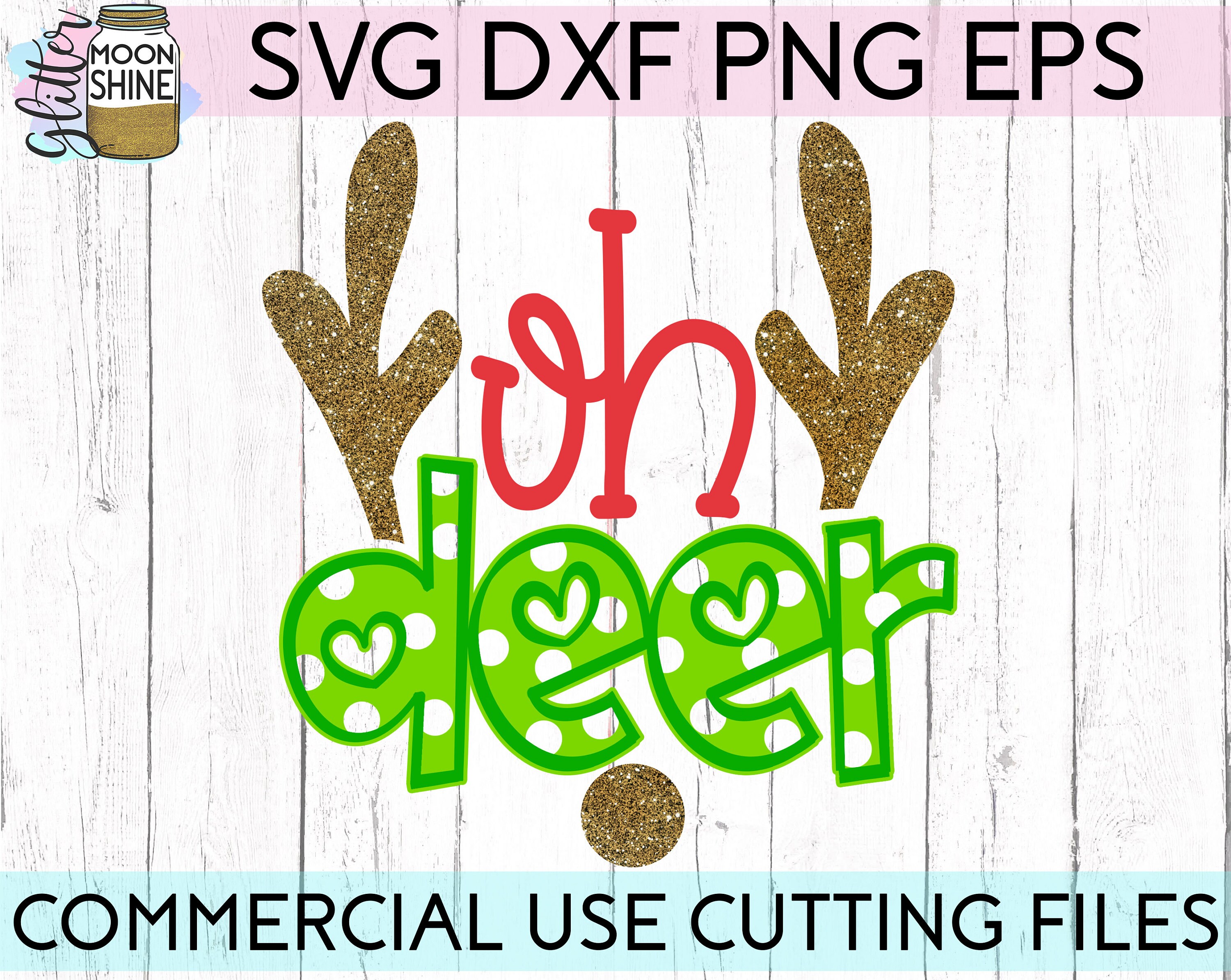 Oh Deer Svg Eps Dxf Png Cutting Files for Silhouette Cameo | Etsy