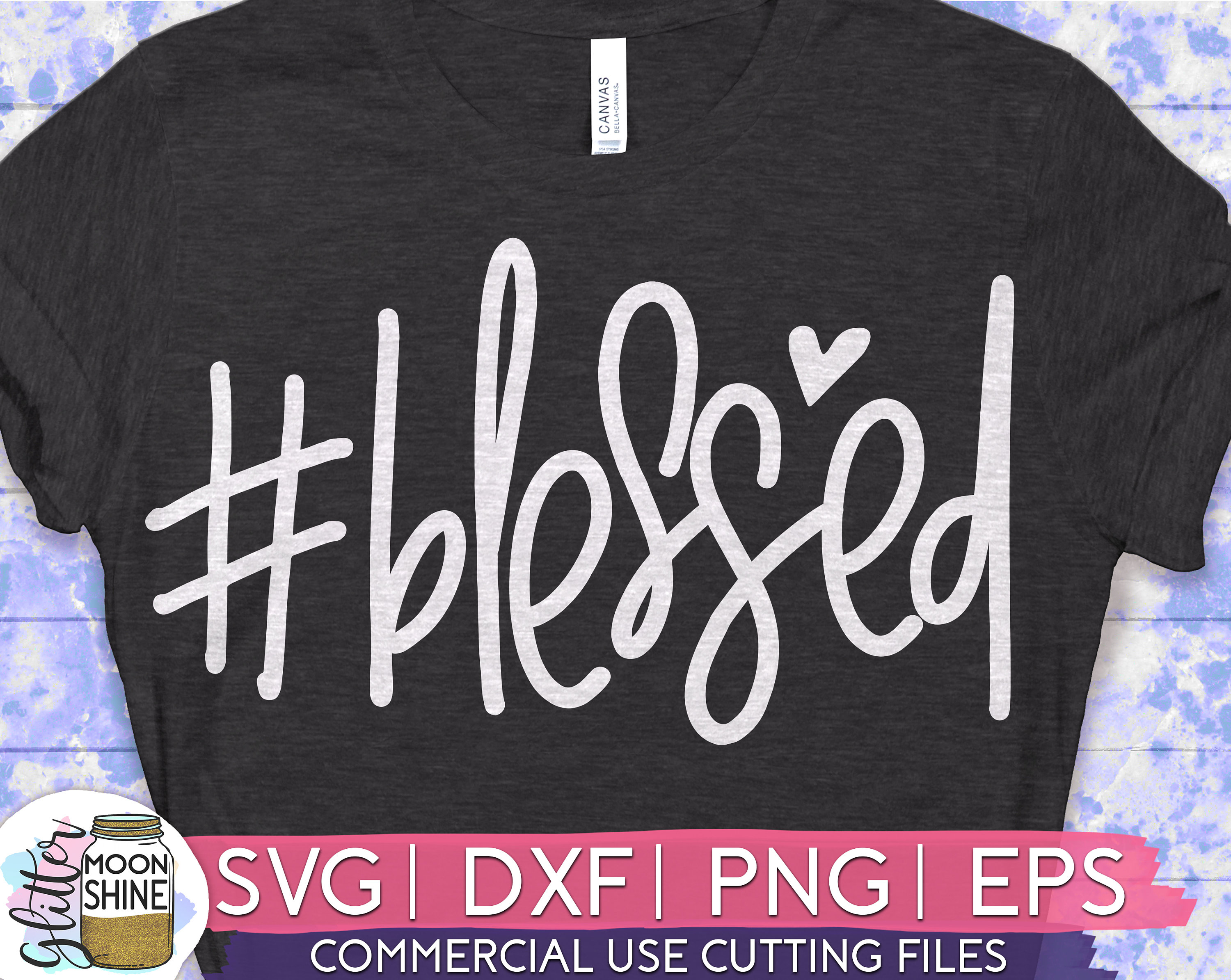Hashtag Blessed Svg Eps Dxf Png Files for Cutting Machines - Etsy Australia