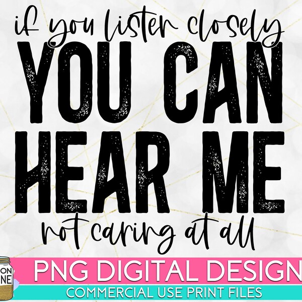 Listen Closely - Etsy