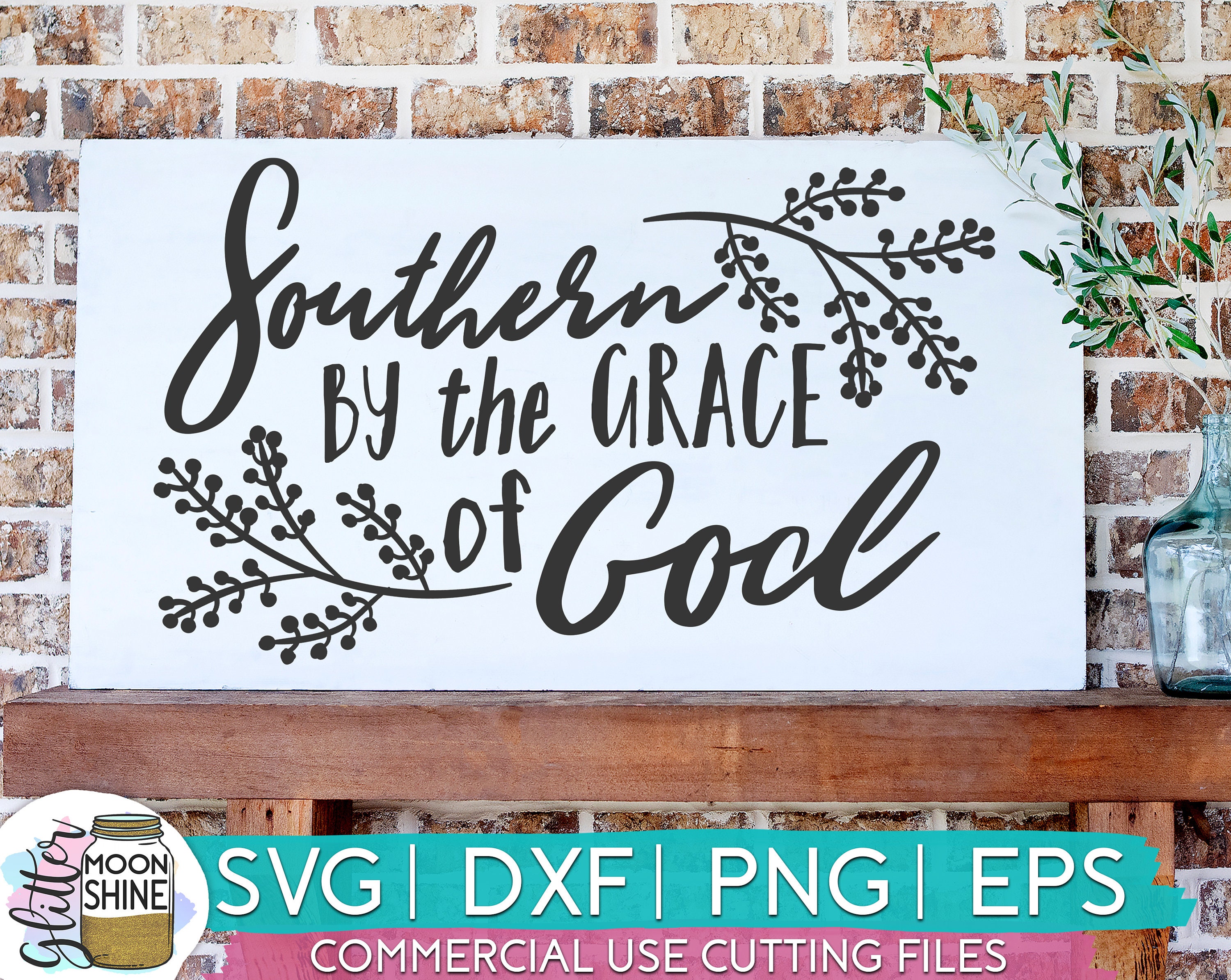 Southern By The Grace Of God svg eps dxf png Files for Cutting | Etsy