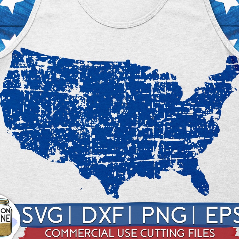 Distressed Map - Etsy