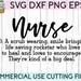 HUGE Nurse Bundle of 25 Svg Eps Dxf Png Files for Cutting Machines ...