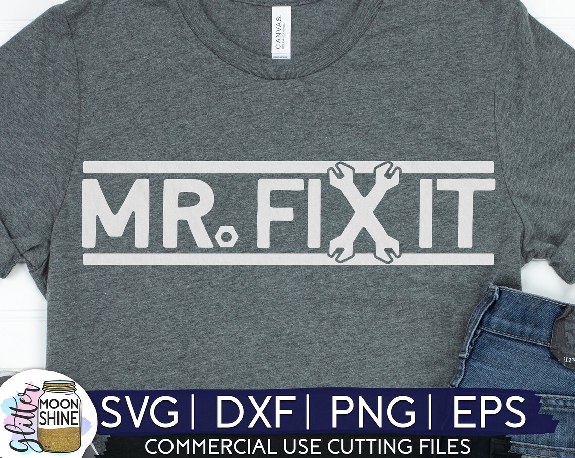 Mr. Fix It Svg Eps Dxf Png Files for Cutting Machines Cameo - Etsy