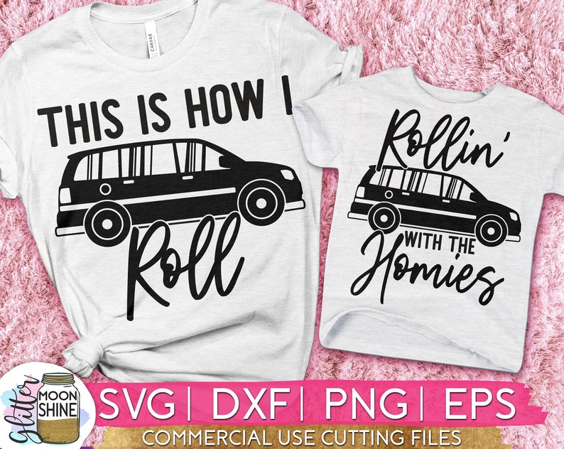 This is How I Roll Set of 2 Svg Eps Dxf Png Files for Cutting - Etsy