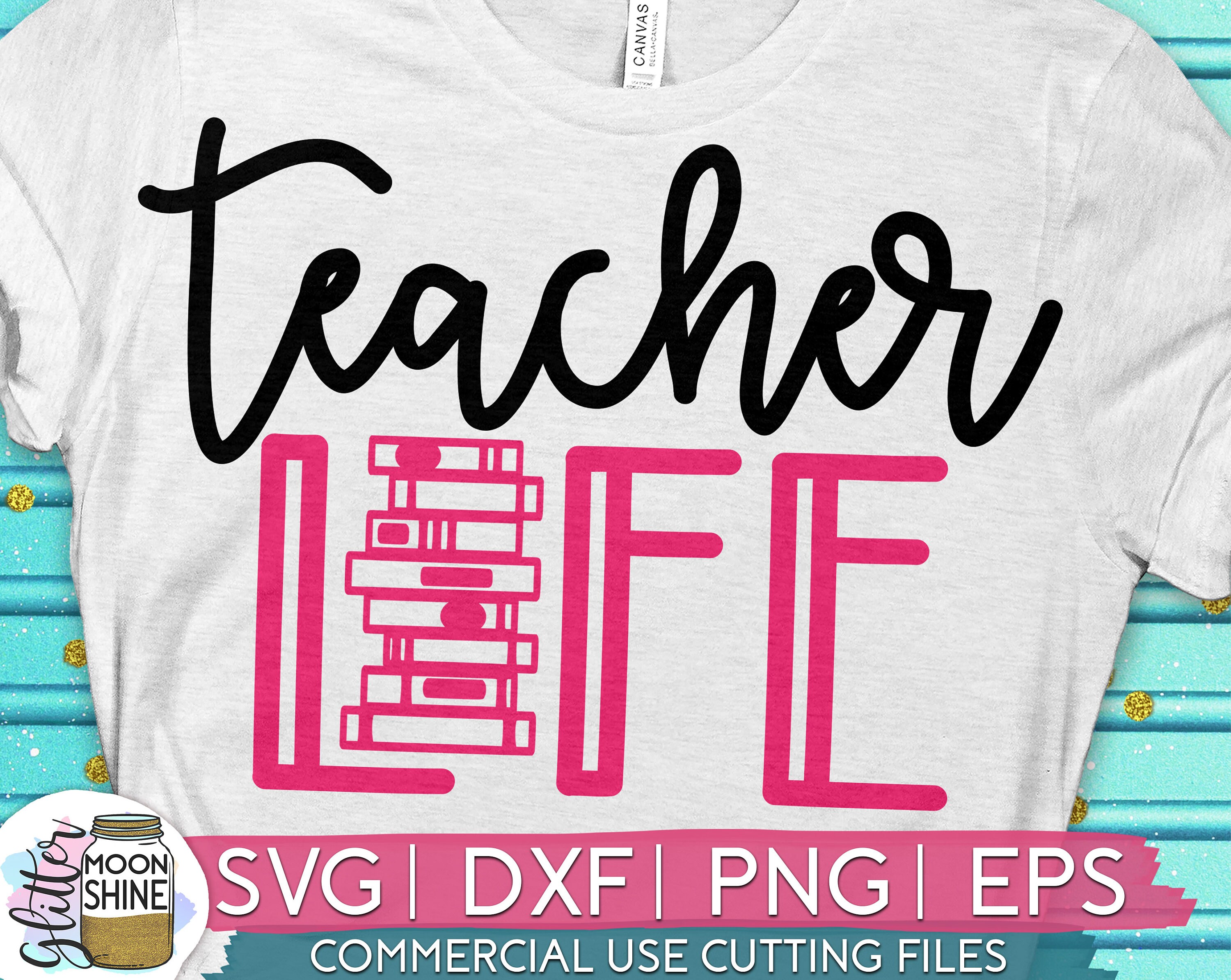 Teacher Life Svg Eps Dxf Png Cutting Files for Silhouette | Etsy
