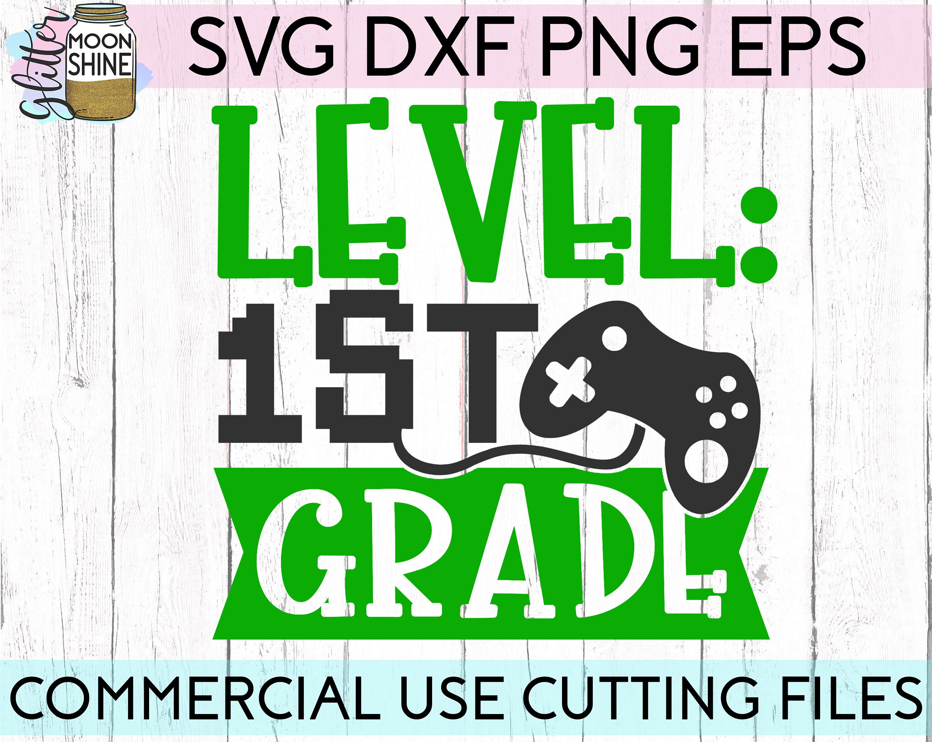 Level 1st Grade Svg Eps Png Cutting Files for Silhouette Cameo - Etsy